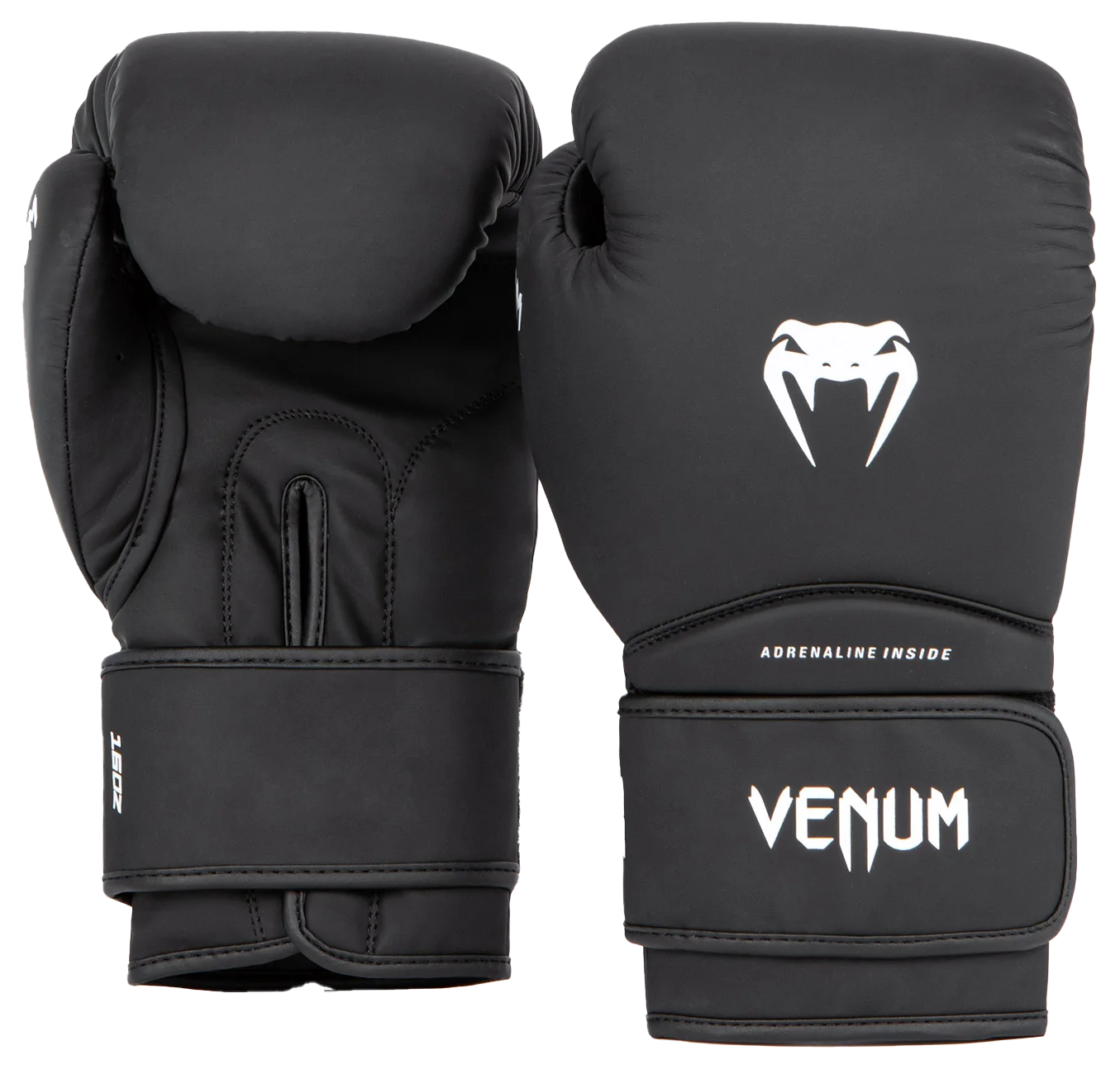 Venum Contender 1.5 Boxing Gloves - Black/White - MMA Addict